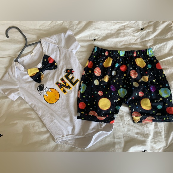 Amazon | Matching Sets | Baby Boy St Space Birthday Outfit | Poshmark